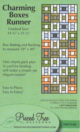 Charming Boxes Runner Pattern – Busy Lady Quilt Shop